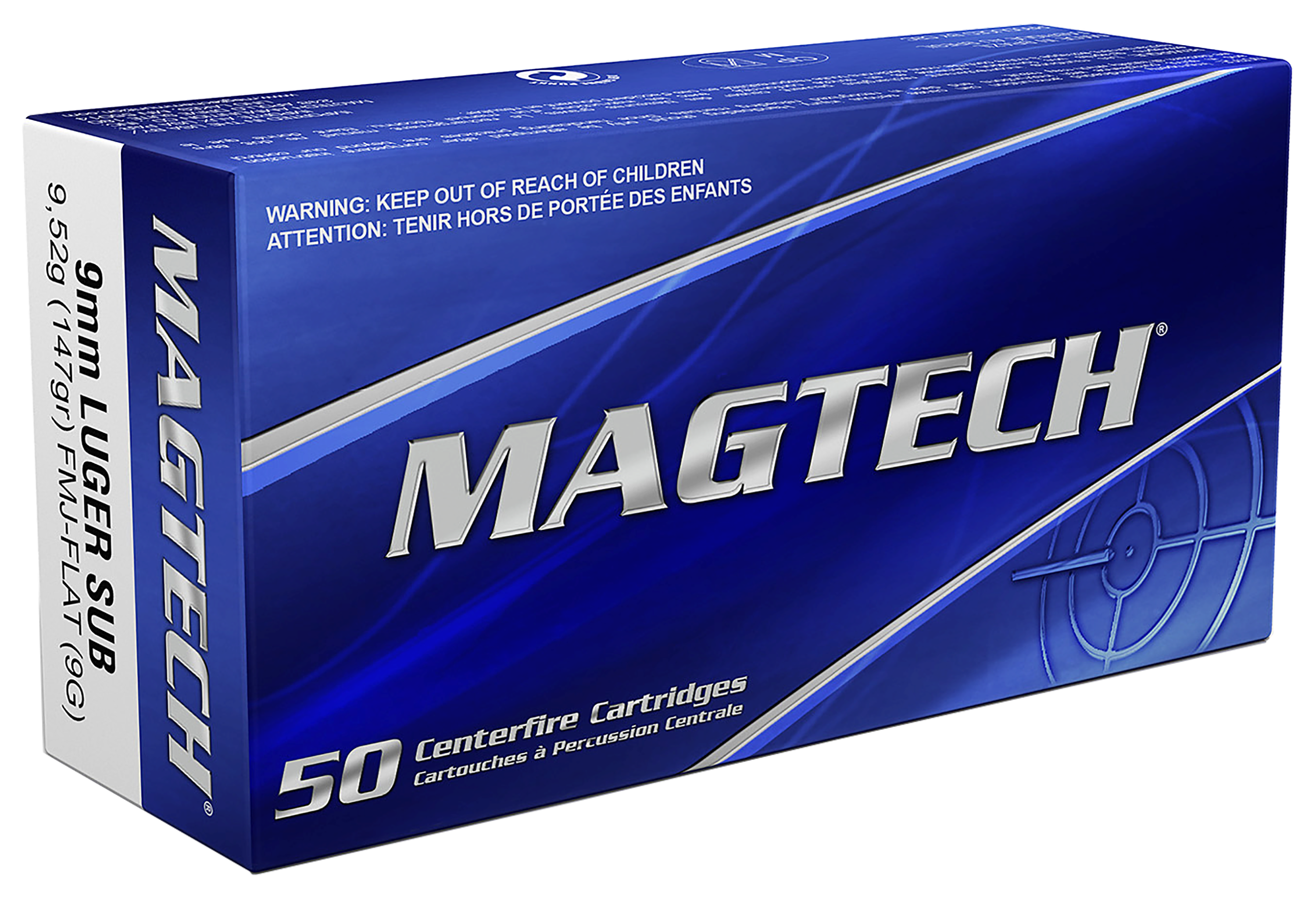 Magtech Sport Shooting 9mm Luger 147 Grain FMJ Handgun Ammo | Cabela's